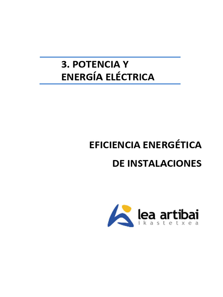 3 Potencia Energia Electrica | Descargar gratis PDF | Energia electrica ...
