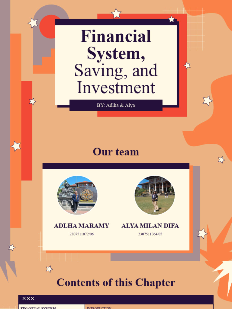 Financial System: Saving & Investment Guide | PDF | Saving | Investing