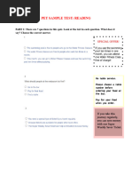 Full Multilevel Listening Mock Test | PDF | Advertising