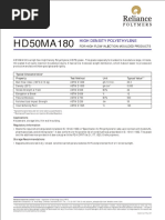 HDPE 5502 Technical Data Sheet | PDF | Materials | Physical Sciences