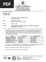 Sample Deputation Letter | PDF