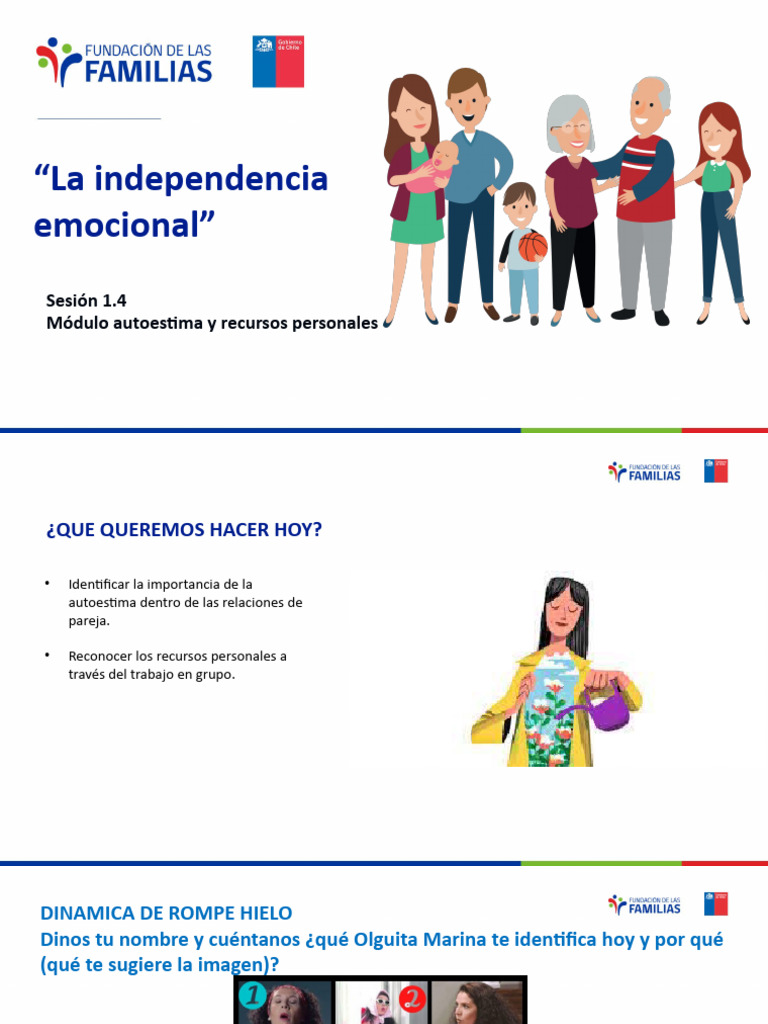 Sesión 1.4 La Independencia Emocional | PDF | Relaciones personales ...