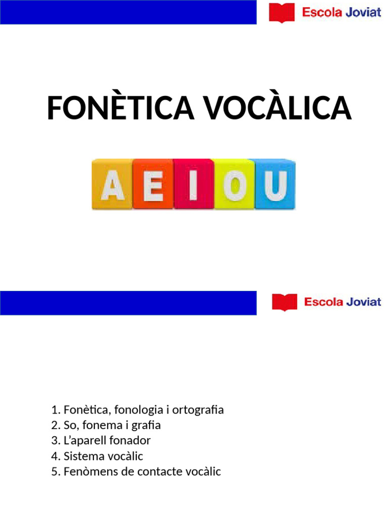Fonetica Vocalica 2021 2 | PDF