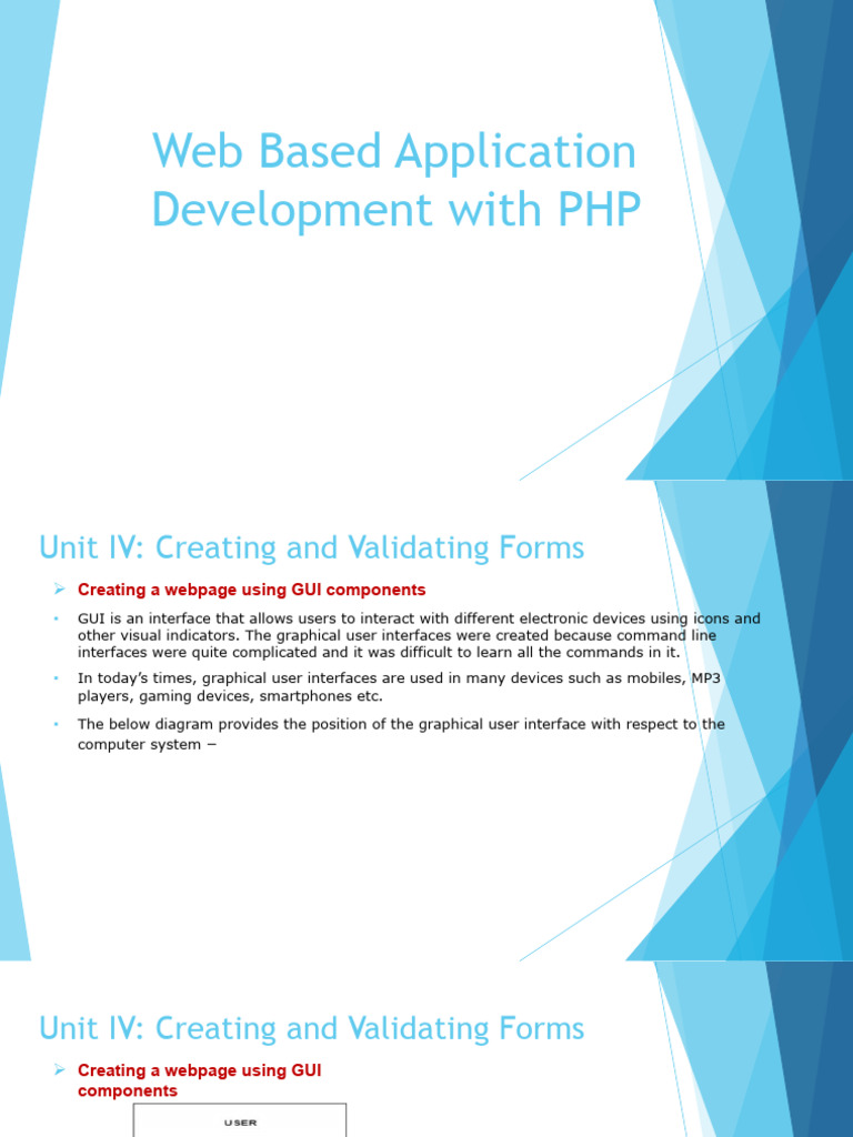 PHP Form Creation and Validation Guide | PDF | Http Cookie | Graphical ...