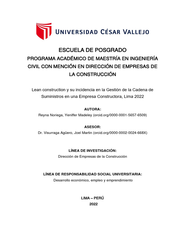 Reyna NYM-SD | PDF | Lean Manufacturing | Cadena de suministro