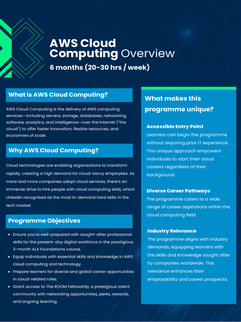 AWS Cloud Computing Course Overview 2 | PDF | Cloud Computing | Amazon Web Services
