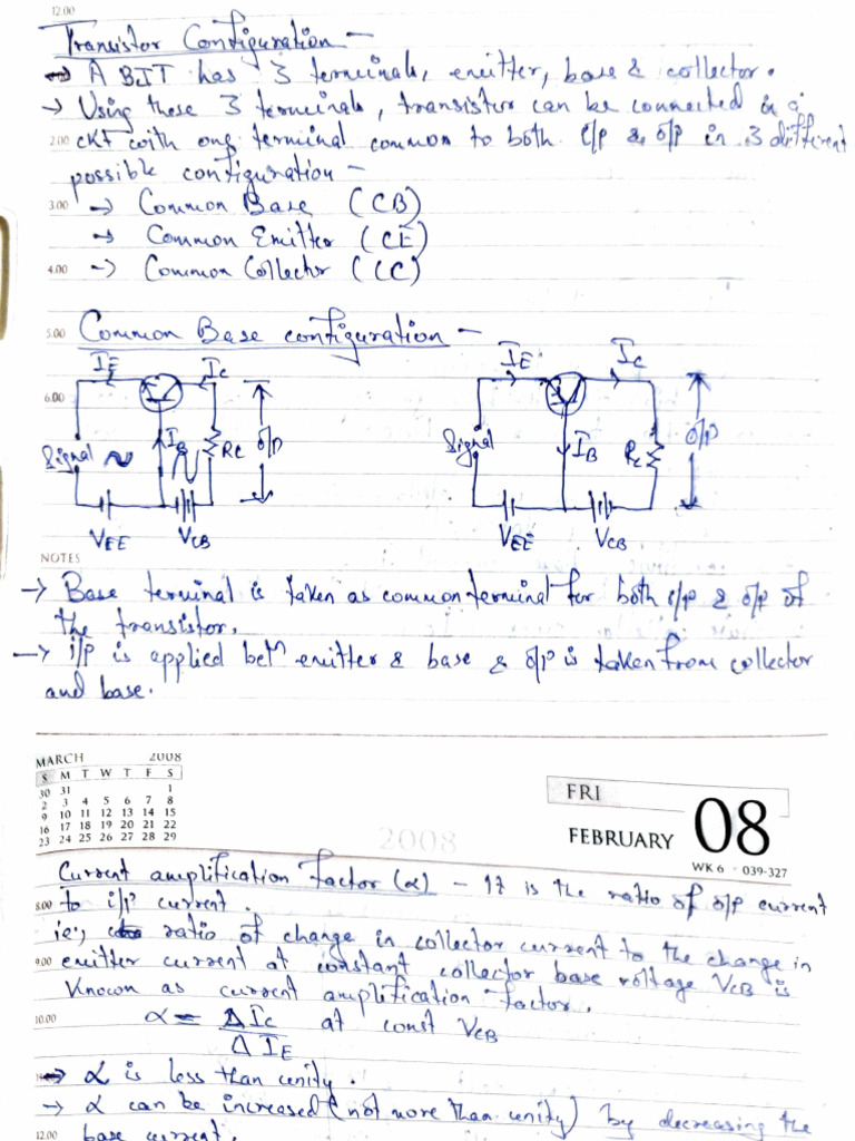 Transistor Configuration | PDF