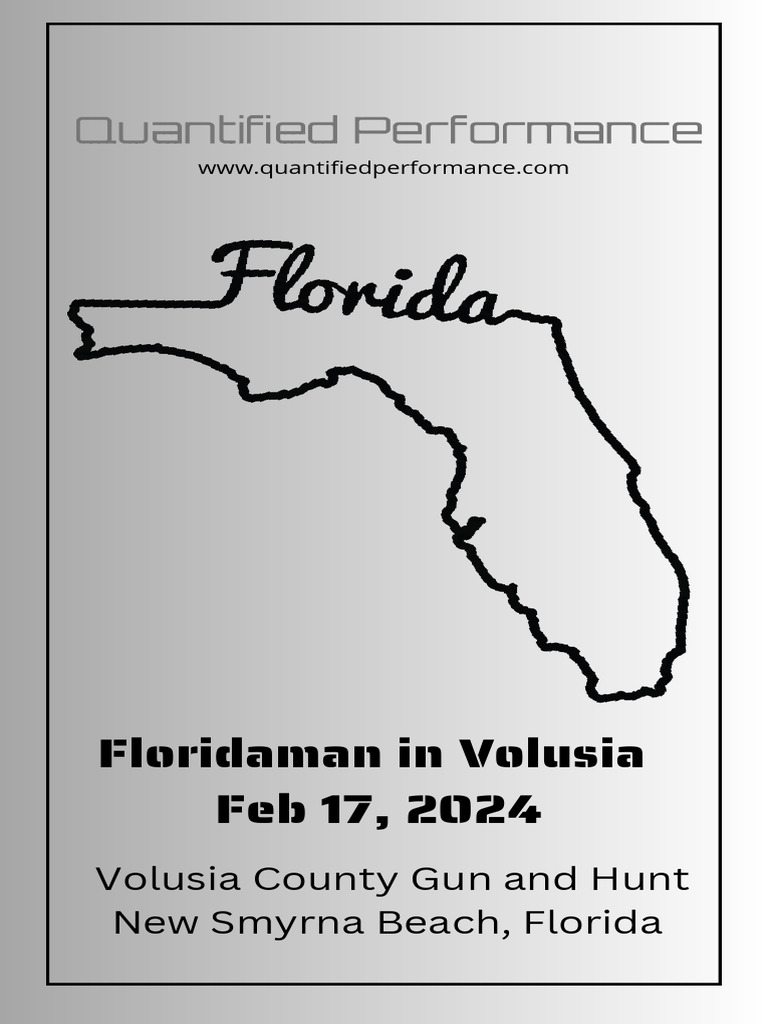 Volusia County Shooting Stages Guide | PDF | Rifle | Weapon Design