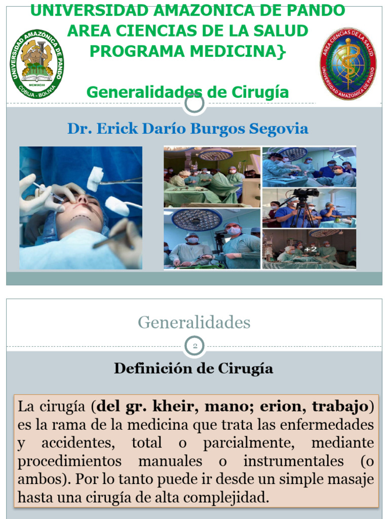 CIRUGIA 1 INTRODUCCION | PDF | Cirugía | Gastroenterología