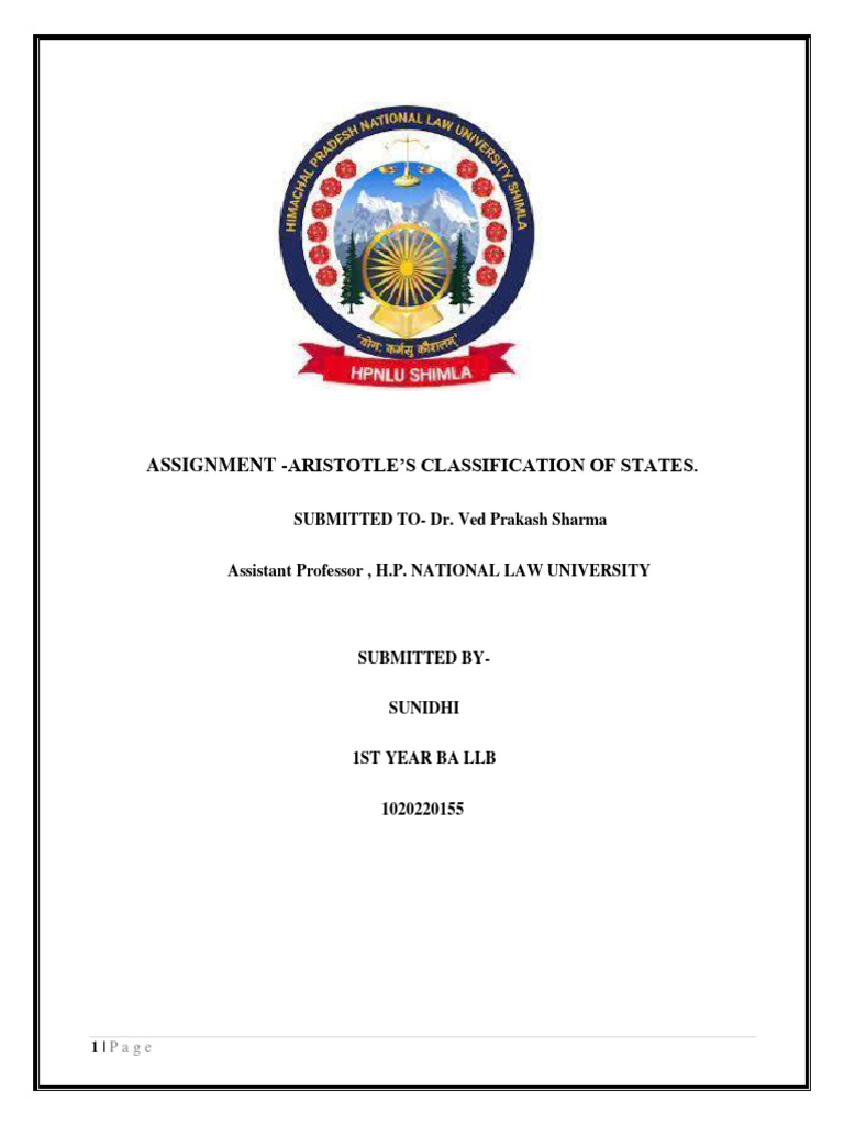 Political Science ASSIGNMENT | PDF | Government | Virtue