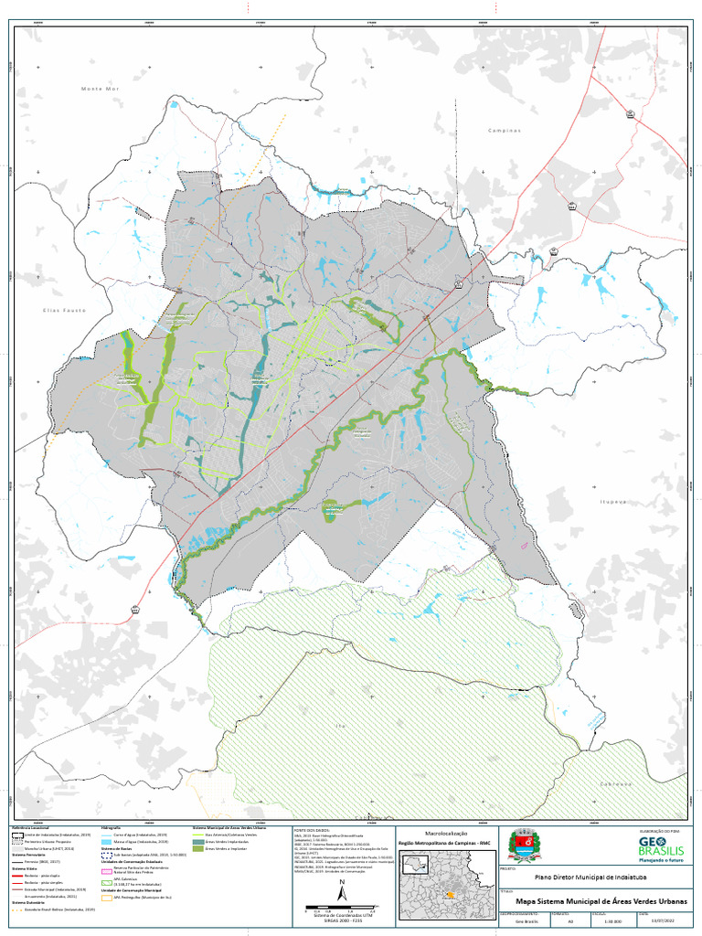 02 Mapa Areas Verdes A0 | PDF | Transporte