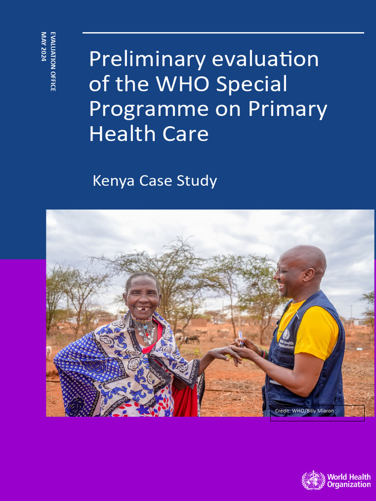 Kenya Case Study - SP PHC - 23april | PDF | World Health Organization ...