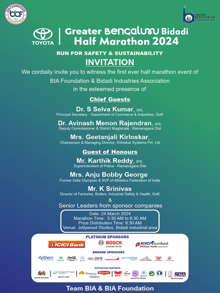 Invitation & With Sponsors-1 | PDF | Business