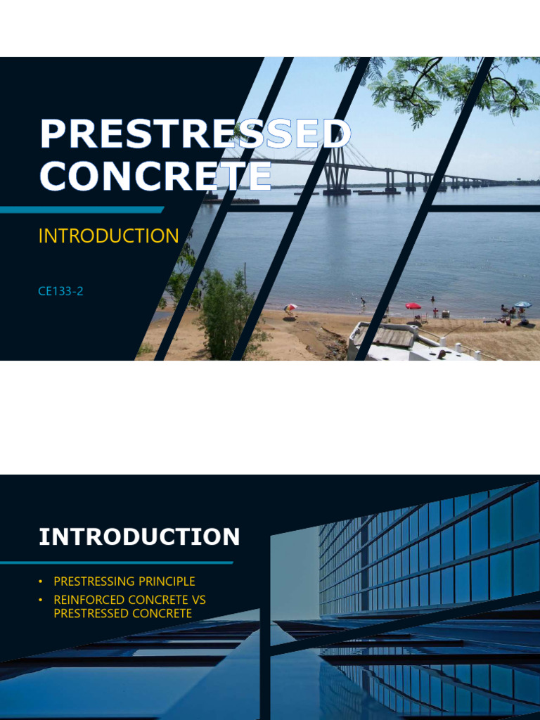 1 - Introduction To Prestressed Concrete Design | PDF | Prestressed Concrete | Stress (Mechanics)