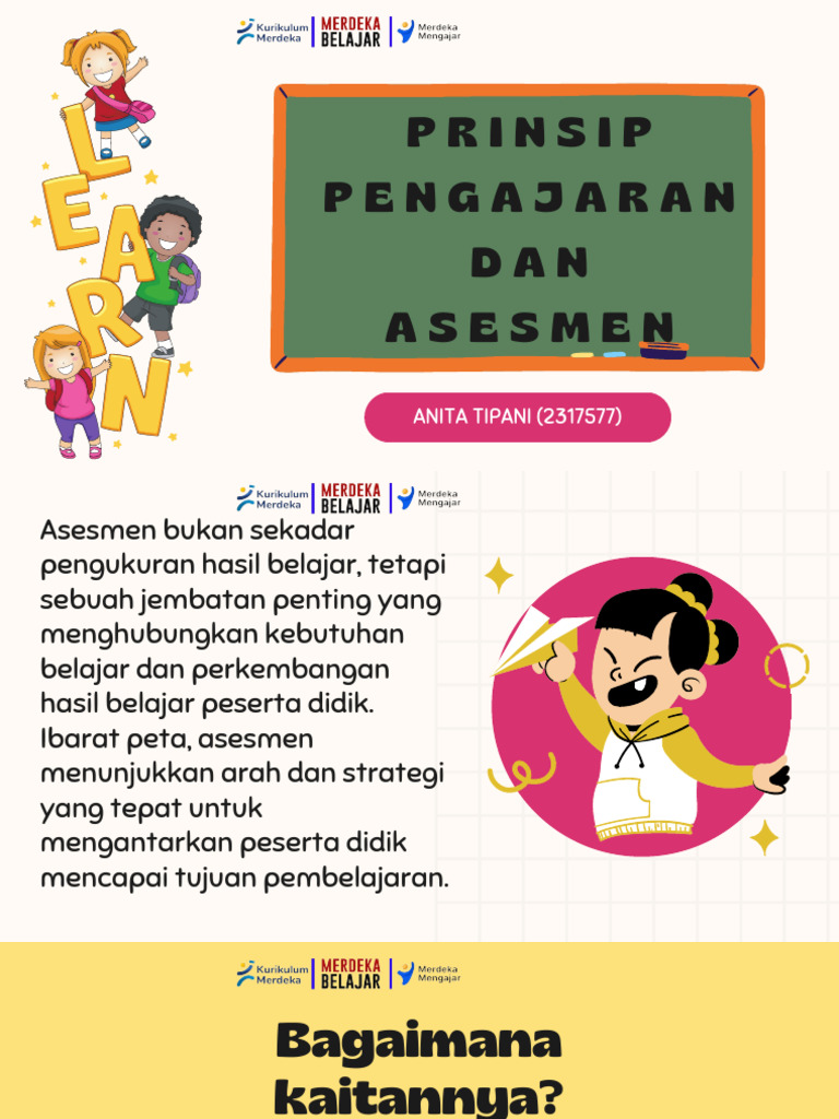 Prinsip Asesmen dalam Pembelajaran | PDF