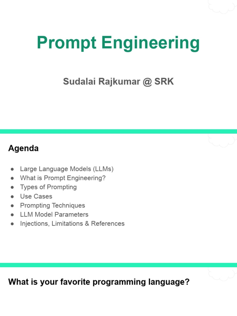 PromptEngineering 20230208 | PDF | Artificial Intelligence | Intelligence (AI) & Semantics