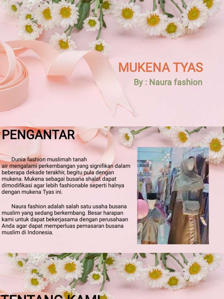 Mukena Tyas: By: Naura Fashion | PDF