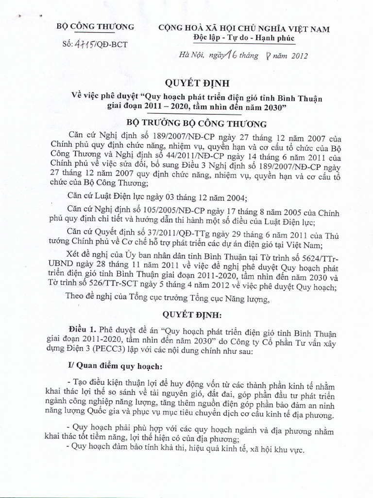 Dien Gio Binh Thuan | PDF