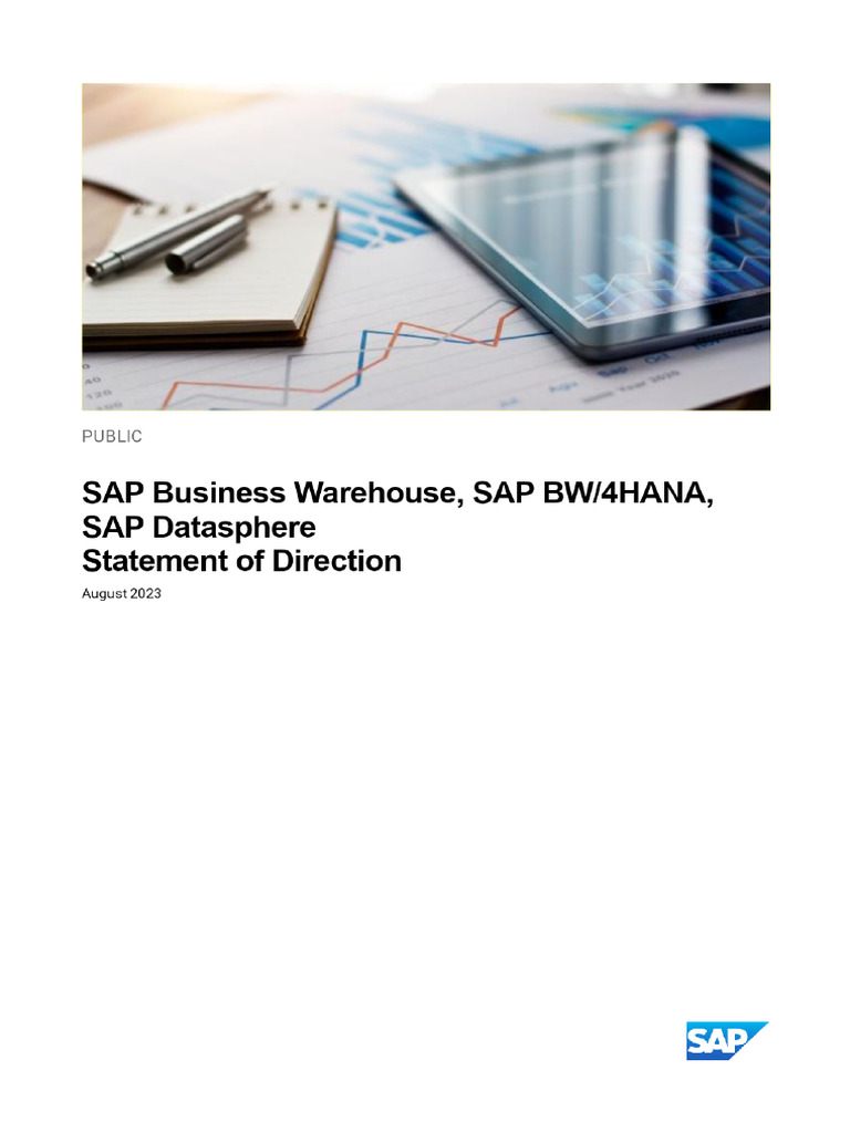 SAP's Overall Data Warehousing Strategy | PDF