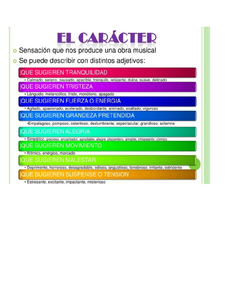 Caracter Musical | PDF