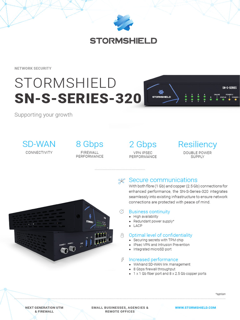 Stormshield SN-S-Series-320 Overview | PDF | Transport Layer Security ...