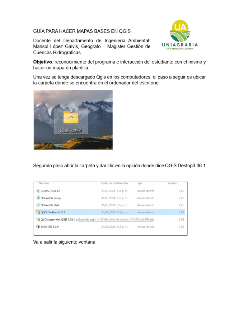 Guía para Hacer Mapas Bases en Qgis | PDF | Ventana (informática) | Mapa