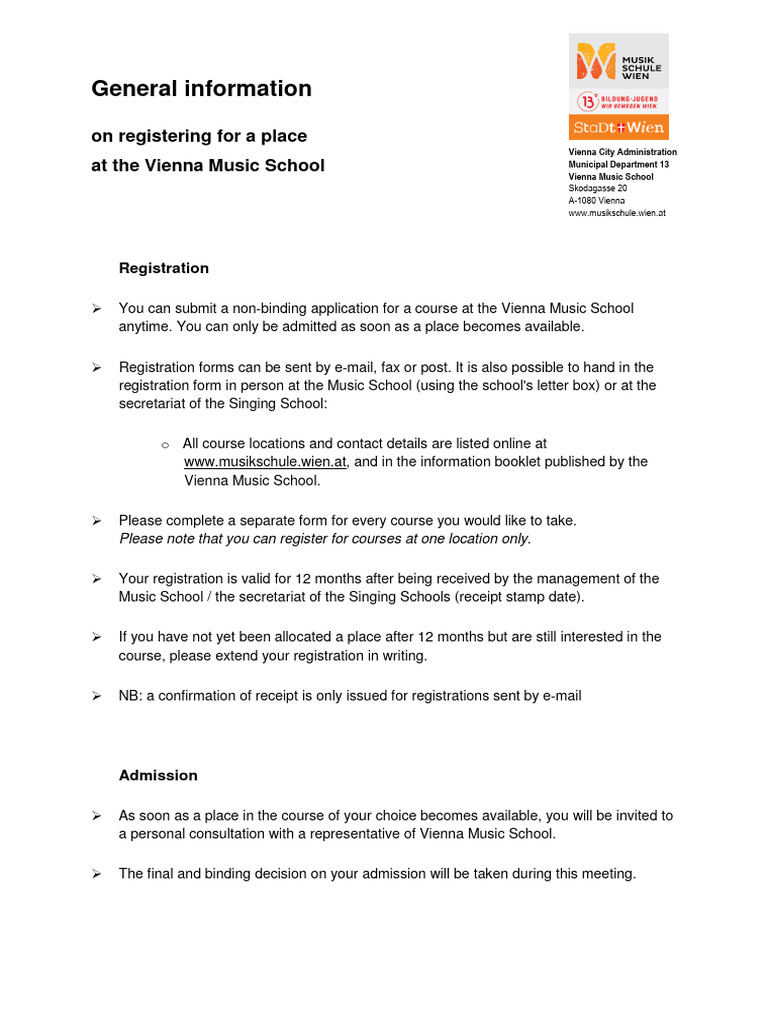 Informationsblatt Englisch | PDF