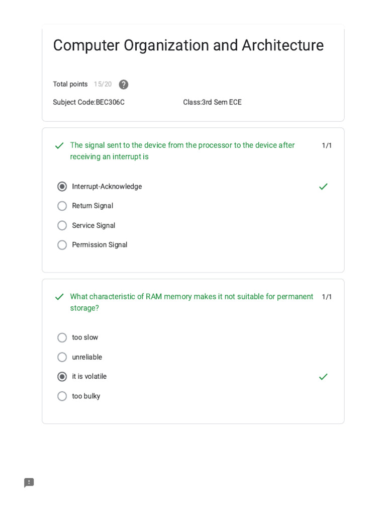 Computer Organization and Architecture | PDF | Central Processing Unit ...