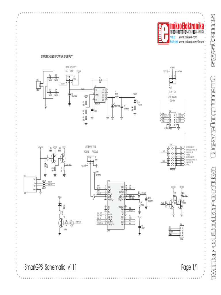 Smartgps Schematic V111a | PDF