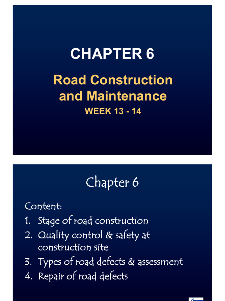 ECG 304 CHAPTER 6 (Compatibility Mode) | PDF | Road Surface | Concrete