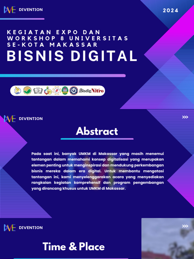 Proposal Kegiatan Divention 2024 | PDF