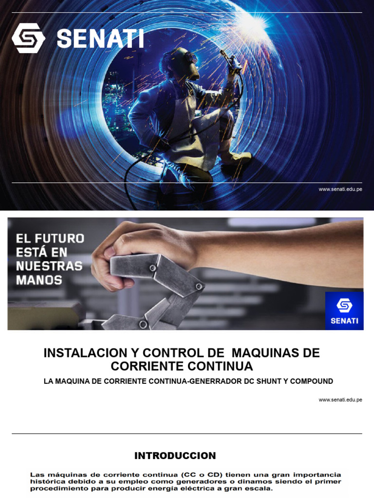 La Maquina de Corriente Continua | PDF | Inductor | Generador eléctrico