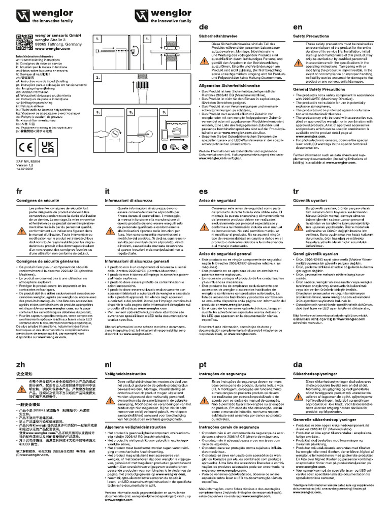 Commissioning Instructions WM03PCT2 | PDF