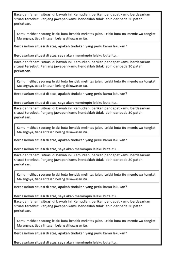 Soalan Pendapat Tahun 4 | PDF | Olahraga & Rekreasi | Seni & Disiplin Bahasa