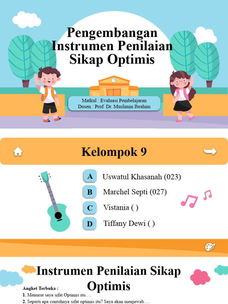 Instrumen Penilaian Sikap Optimis | PDF | Icon (Computing)