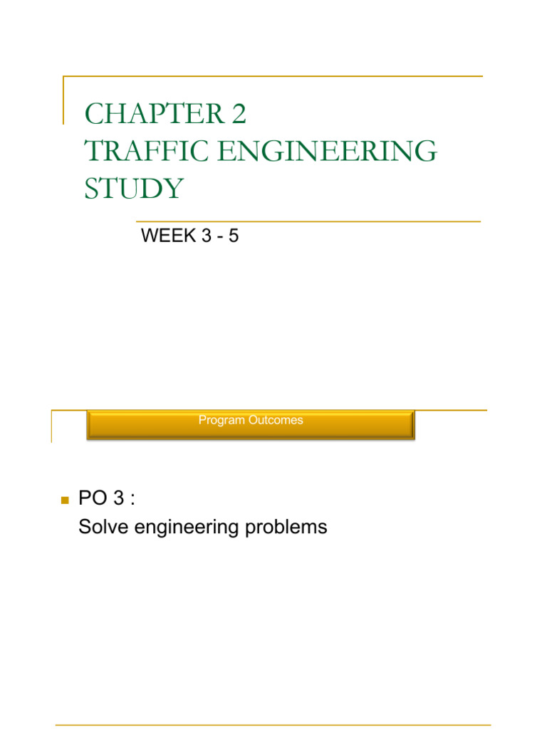 CHAPTER 2 (1) (Compatibility Mode) | PDF | Traffic | Speed Limit