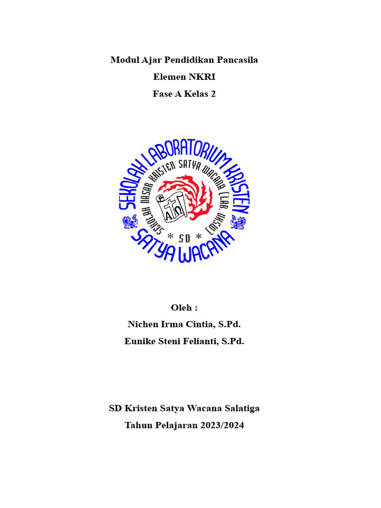 Modul Ajar Pendidikan Pancasila Sik 3 | PDF