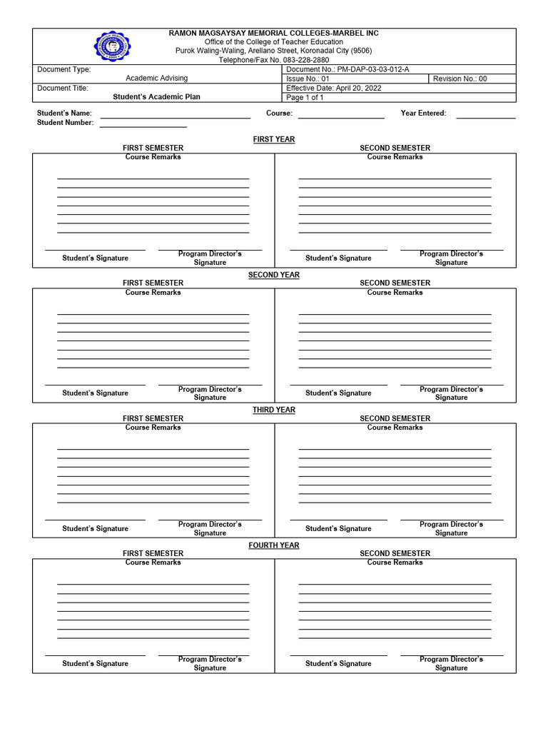Enrolment Requirements and Plan | PDF