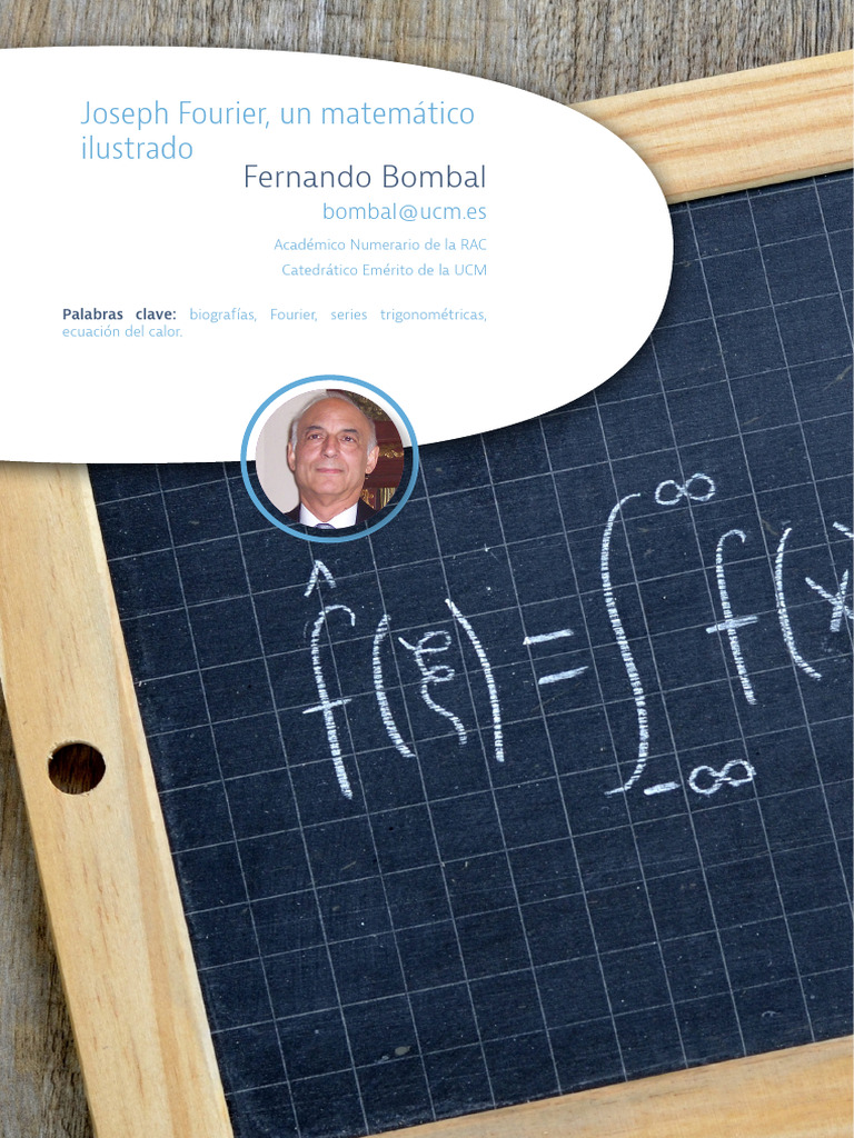 Joseph Fourier, Un Matemático Ilustrado: Fernando Bombal | PDF | Napoleón