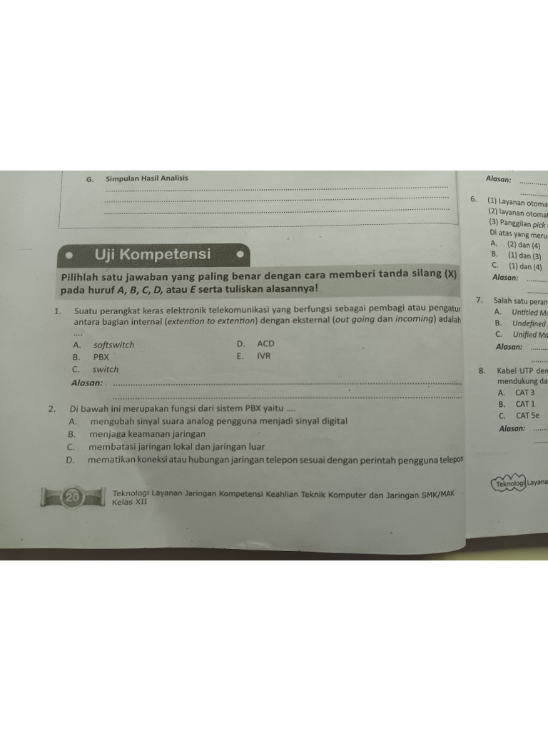Pilihan Ganda TLJ XII Bab 1 | PDF