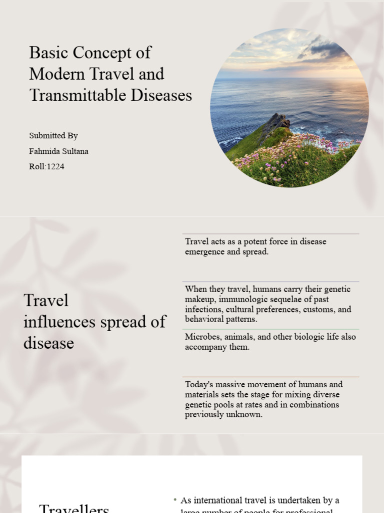 Modern Travel and Transmittable Diseases | PDF | Infection | Pathogen