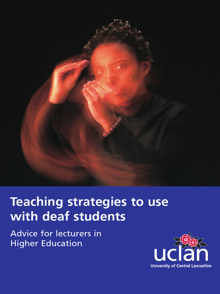 Teaching Deaf Students Lecturers Guide | PDF | Language Interpretation ...
