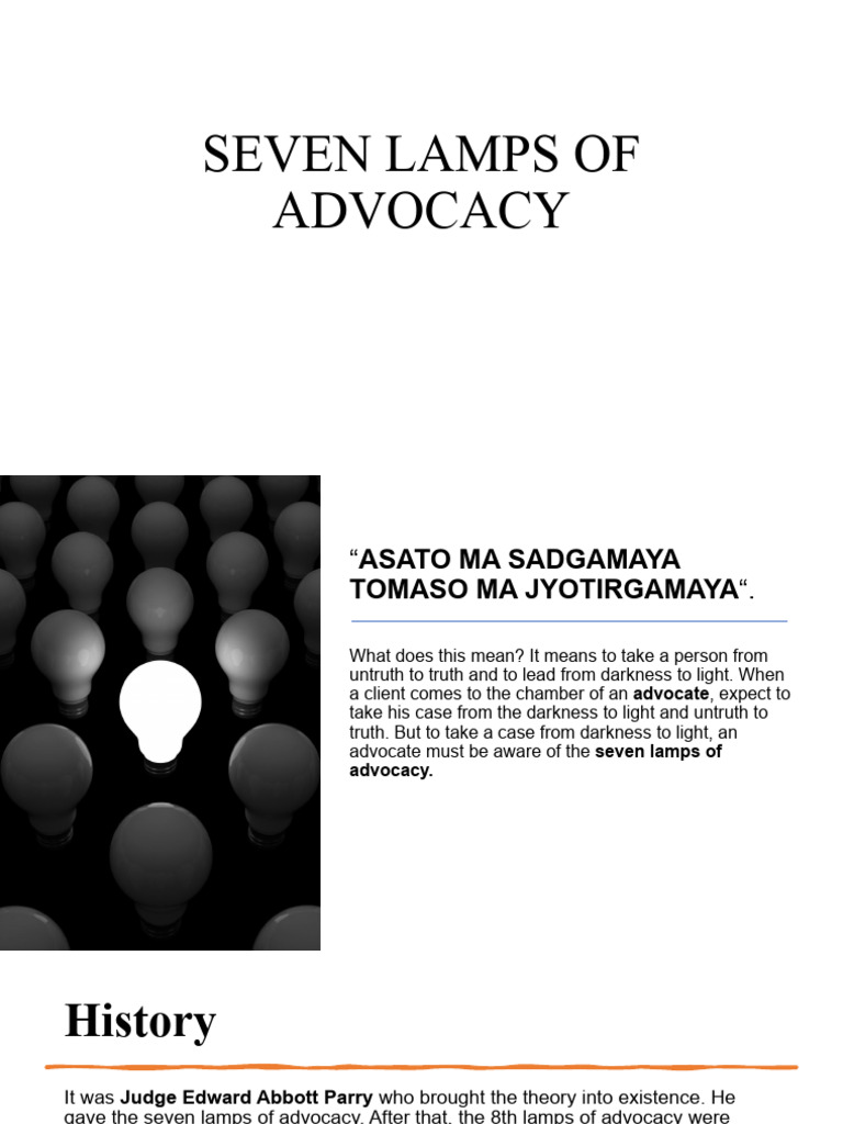 Seven Lamos of Advocacy | PDF | Advocate | Judgment (Law)