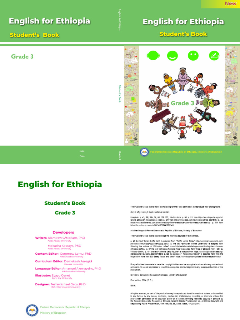 English Grade 3 Students Textbook Final April 18, 2022 | PDF | English ...
