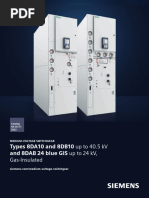 Gas-Insulated Switchgear Type 8DQ1: Technical Data | PDF | Electrical ...