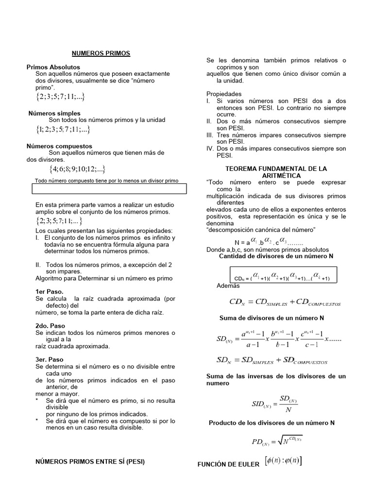 Guia Semana 8 | PDF | Número primo | Números