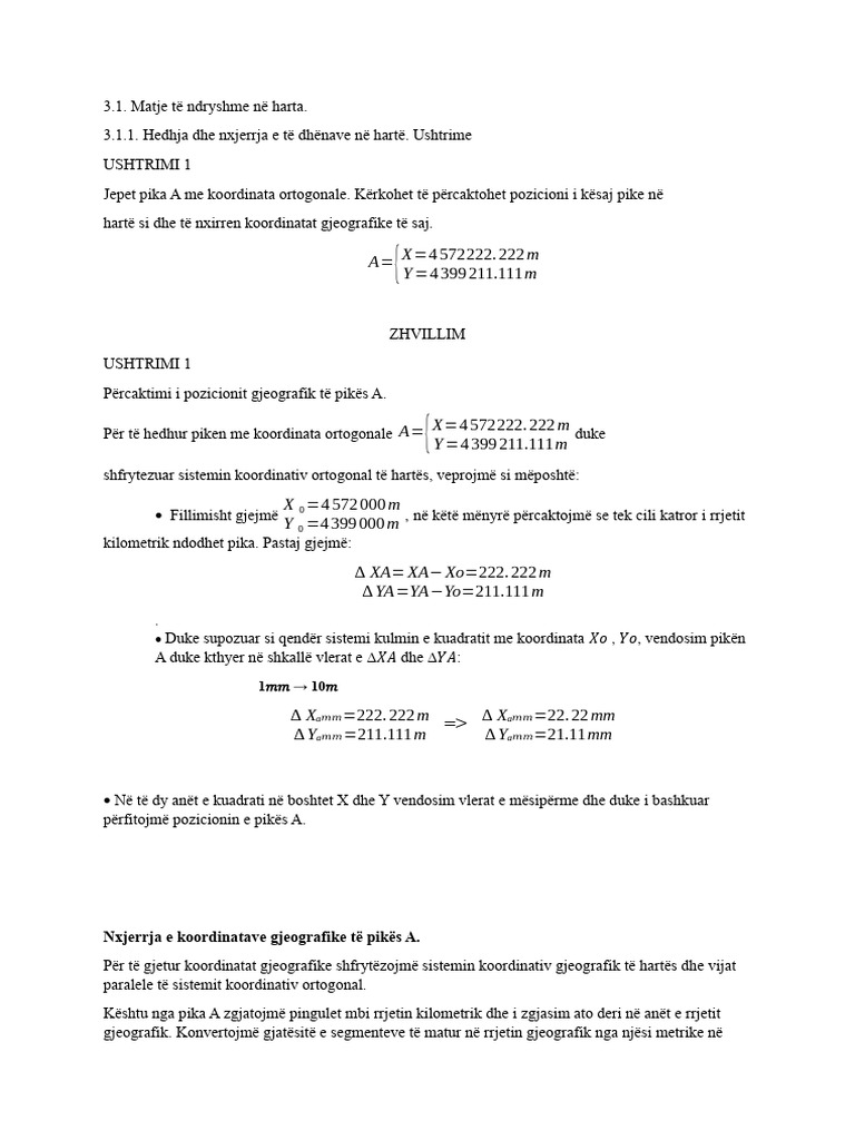 Topografi Detyr Kursi U3 | PDF