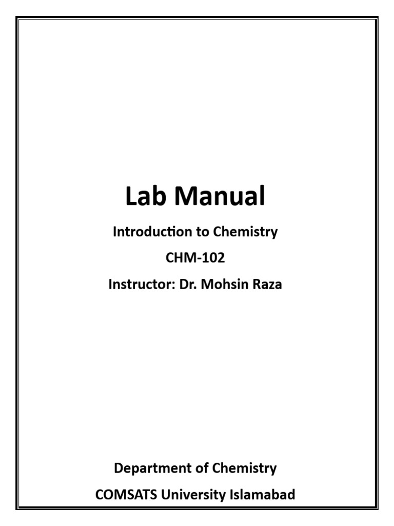 Chemistry Lab Manual | PDF | Crystallization | Titration
