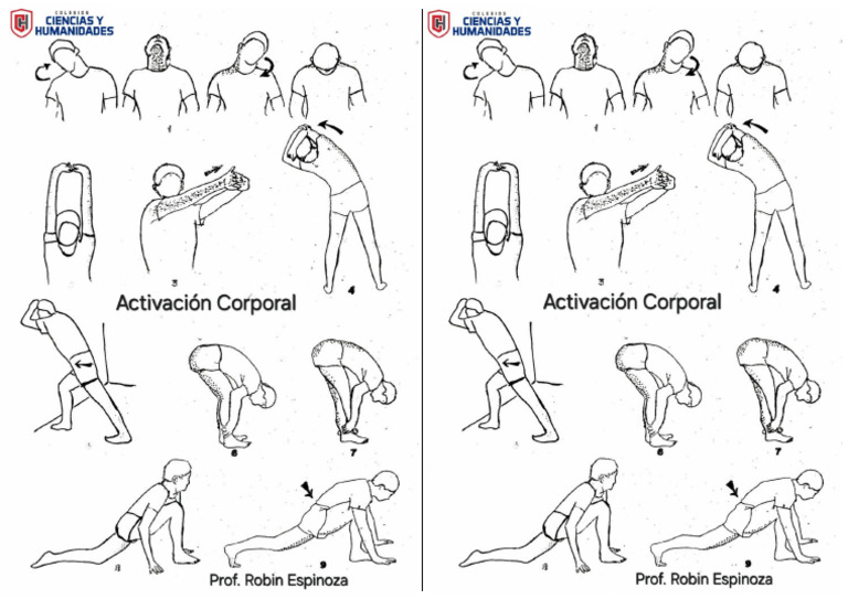 Activacion Corporal 2do X 2 | PDF