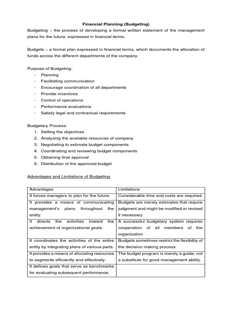 Corporate Budgeting Guide | PDF | Budget | Depreciation